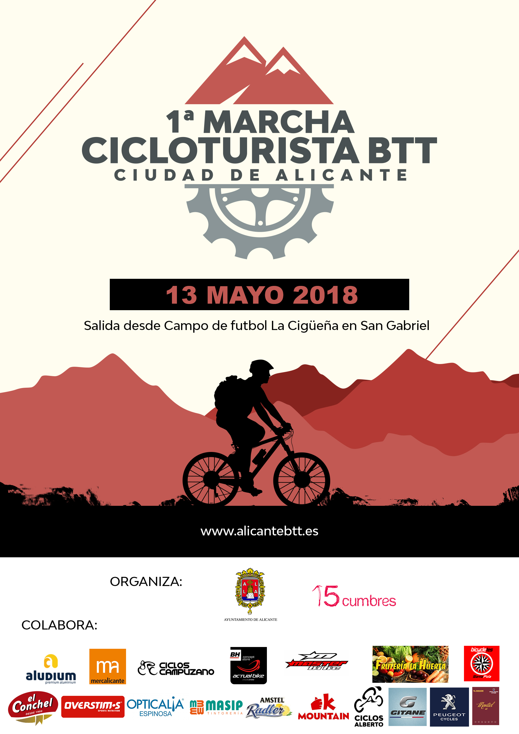 1ª Marcha Cicloturista BTT Ciudad de Alicante. | Ayuntamiento de Alicante 1ª Marcha Cicloturista BTT Ciudad de Alicante. | Ayuntamiento de Alicante